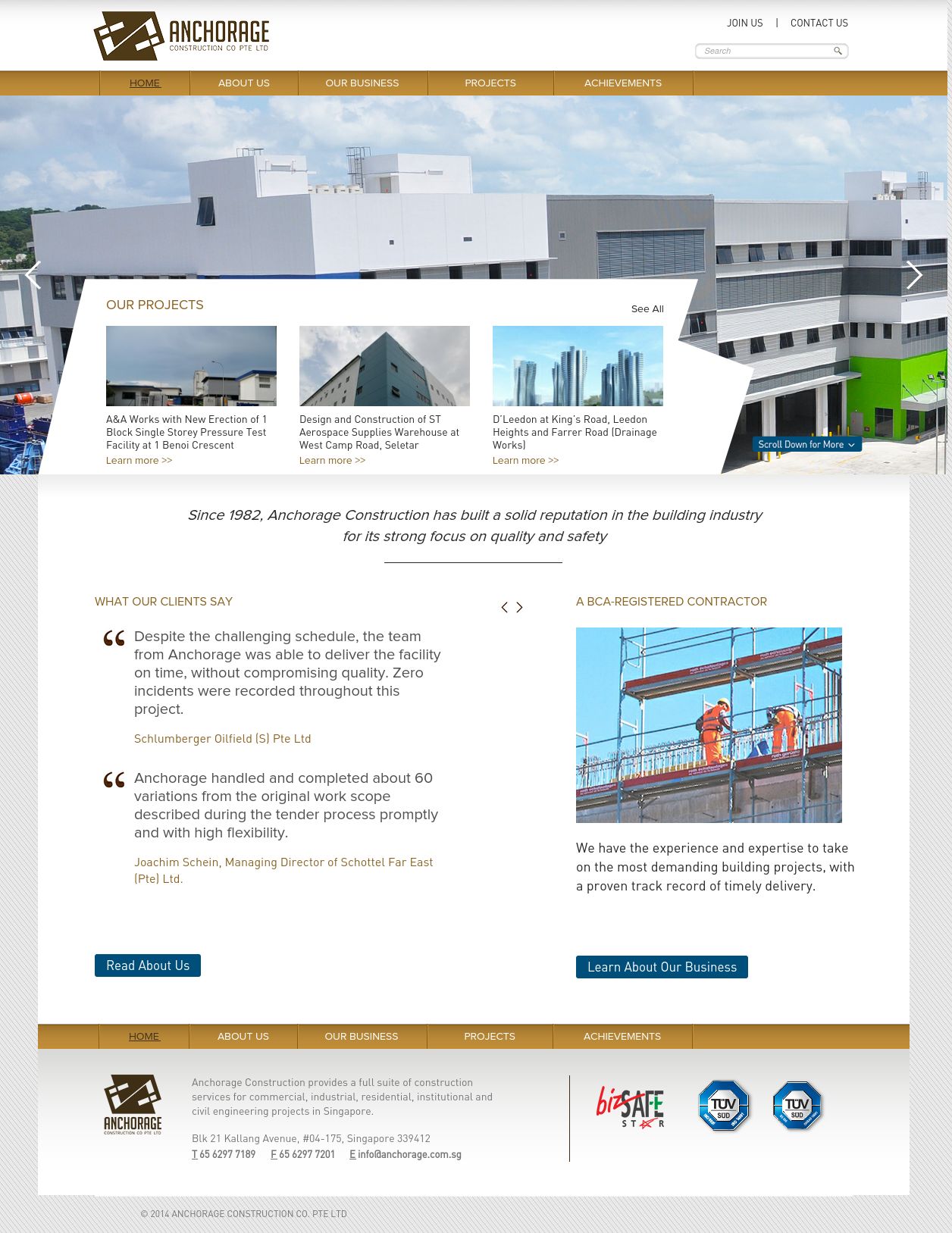 anchorage.com.sg - .SG Domain Names: Singapore Business Directory