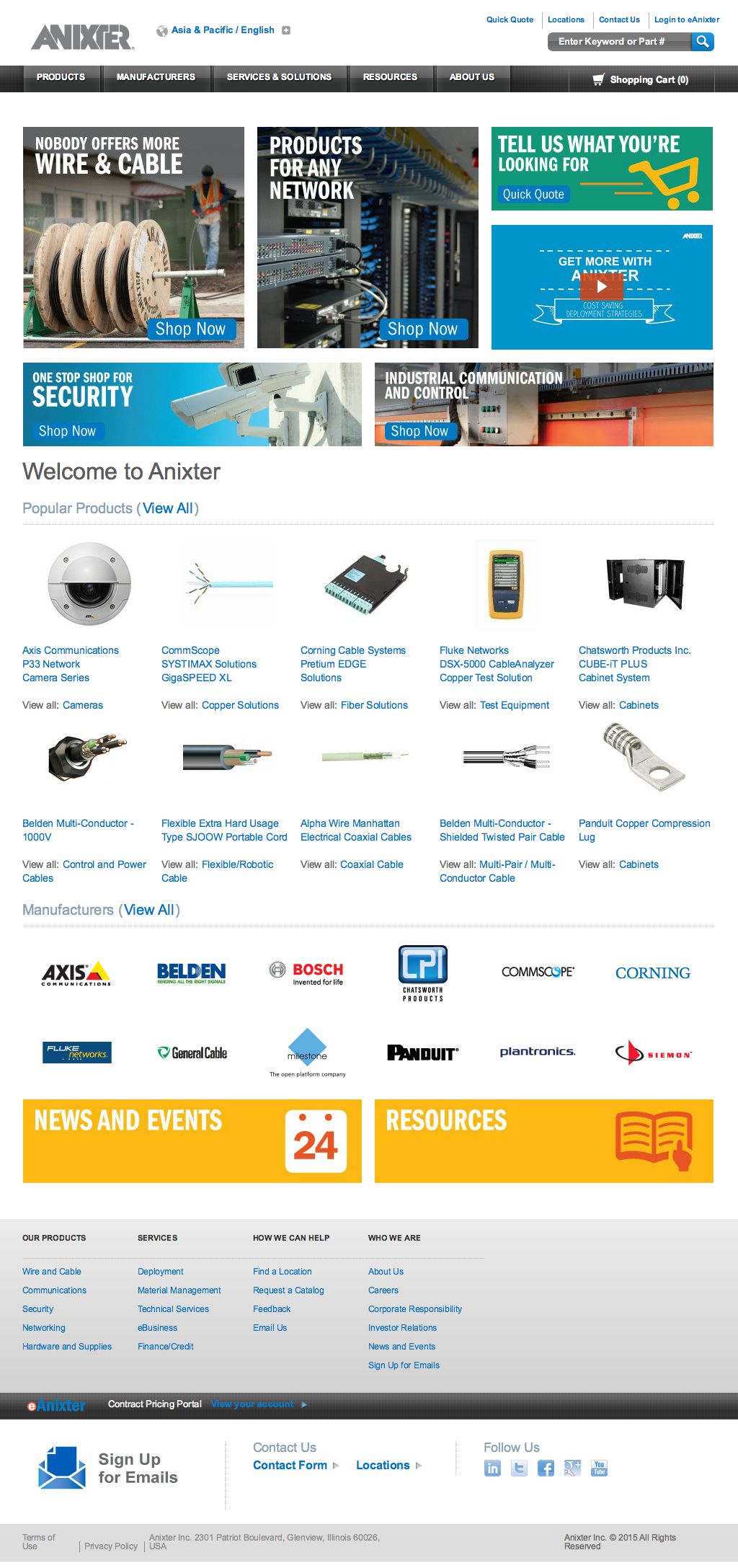 anixter.com.sg - .SG Domain Names: Singapore Business Directory