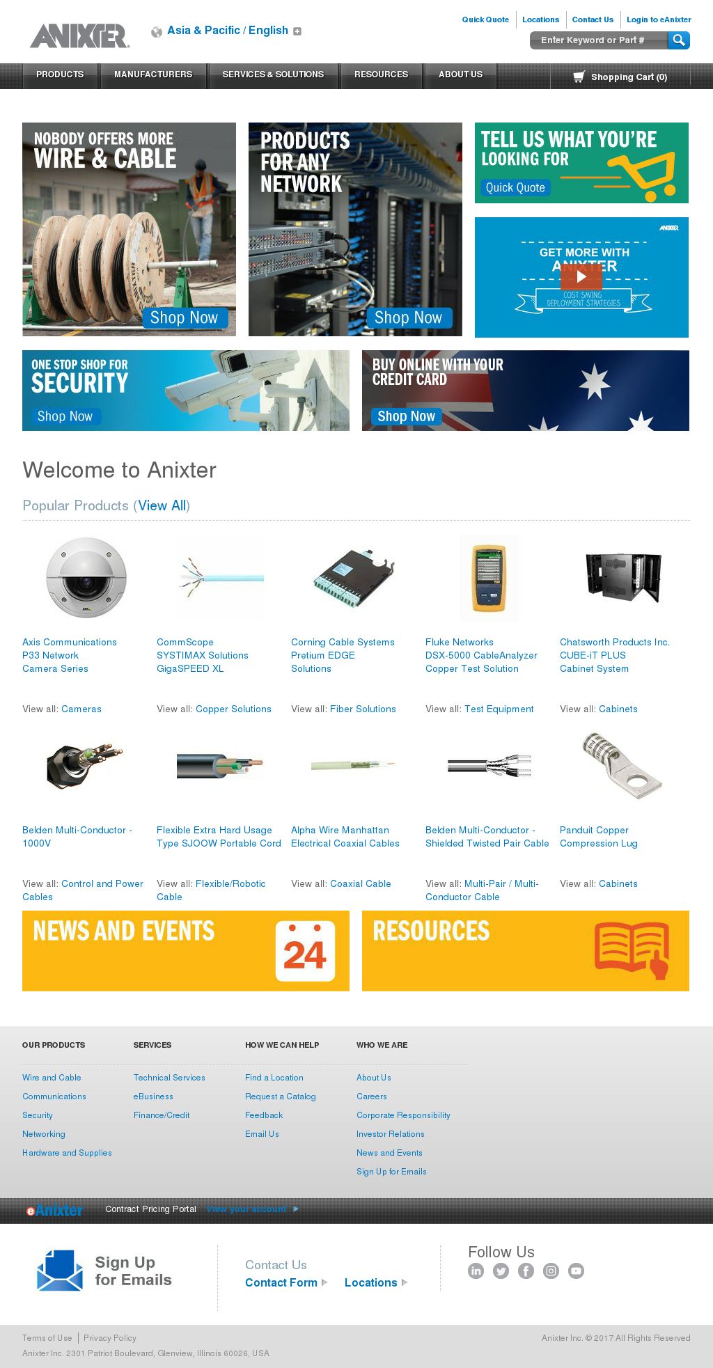 anixter.com.sg - .SG Domain Names: Singapore Business Directory