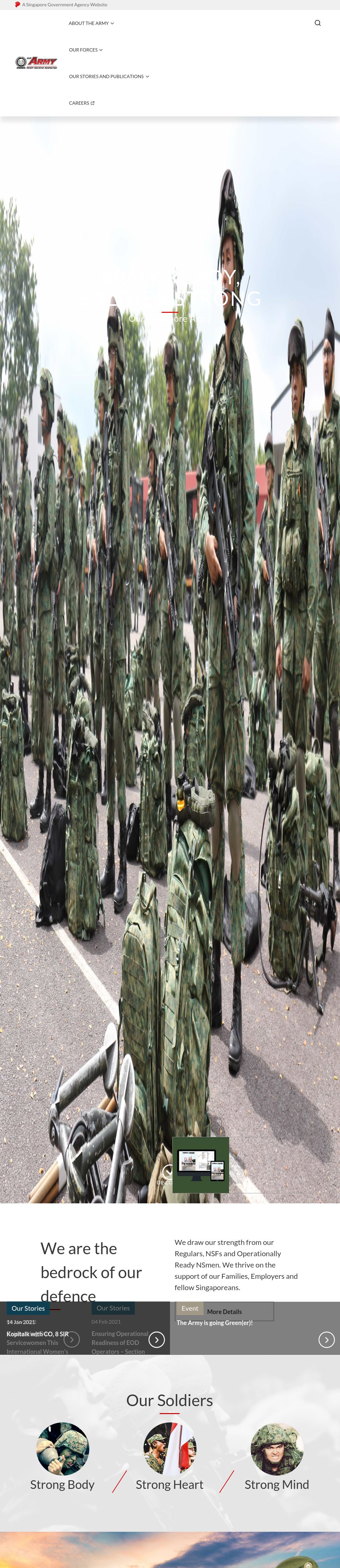 army.gov.sg - .SG Domain Names: Singapore Business Directory