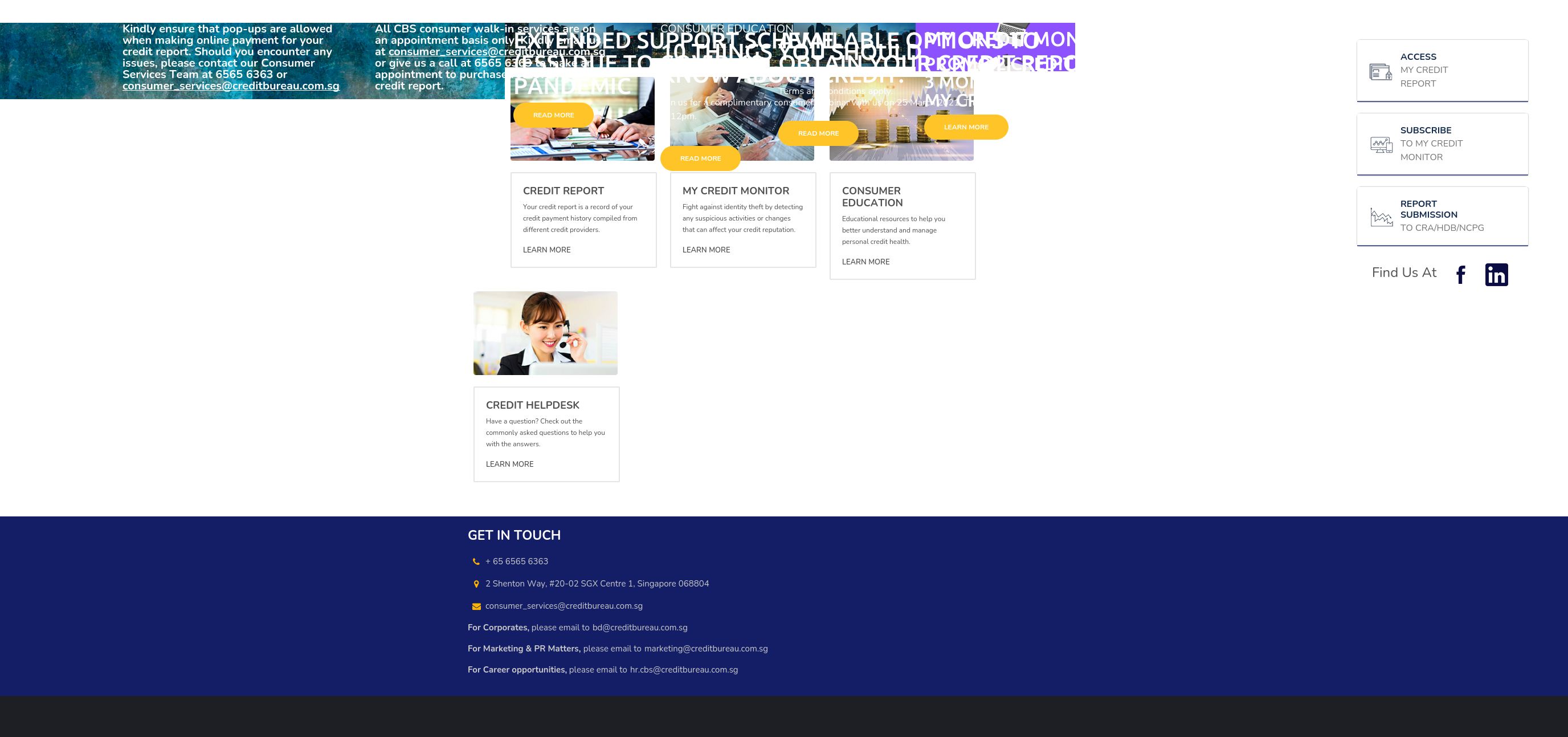 creditbureau.com.sg - .SG Domain Names: Singapore Business Directory