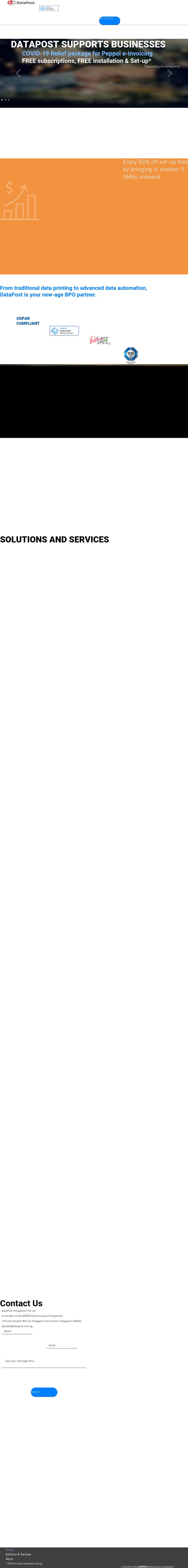 datapost.com.sg - .SG Domain Names: Singapore Business Directory