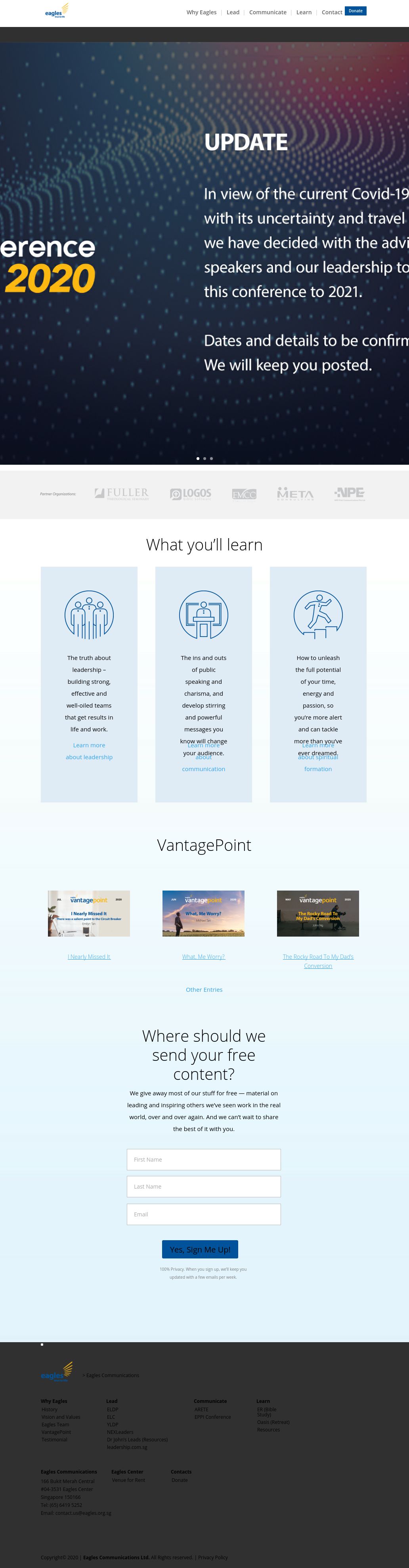 eagles.org.sg - .SG Domain Names: Singapore Business Directory