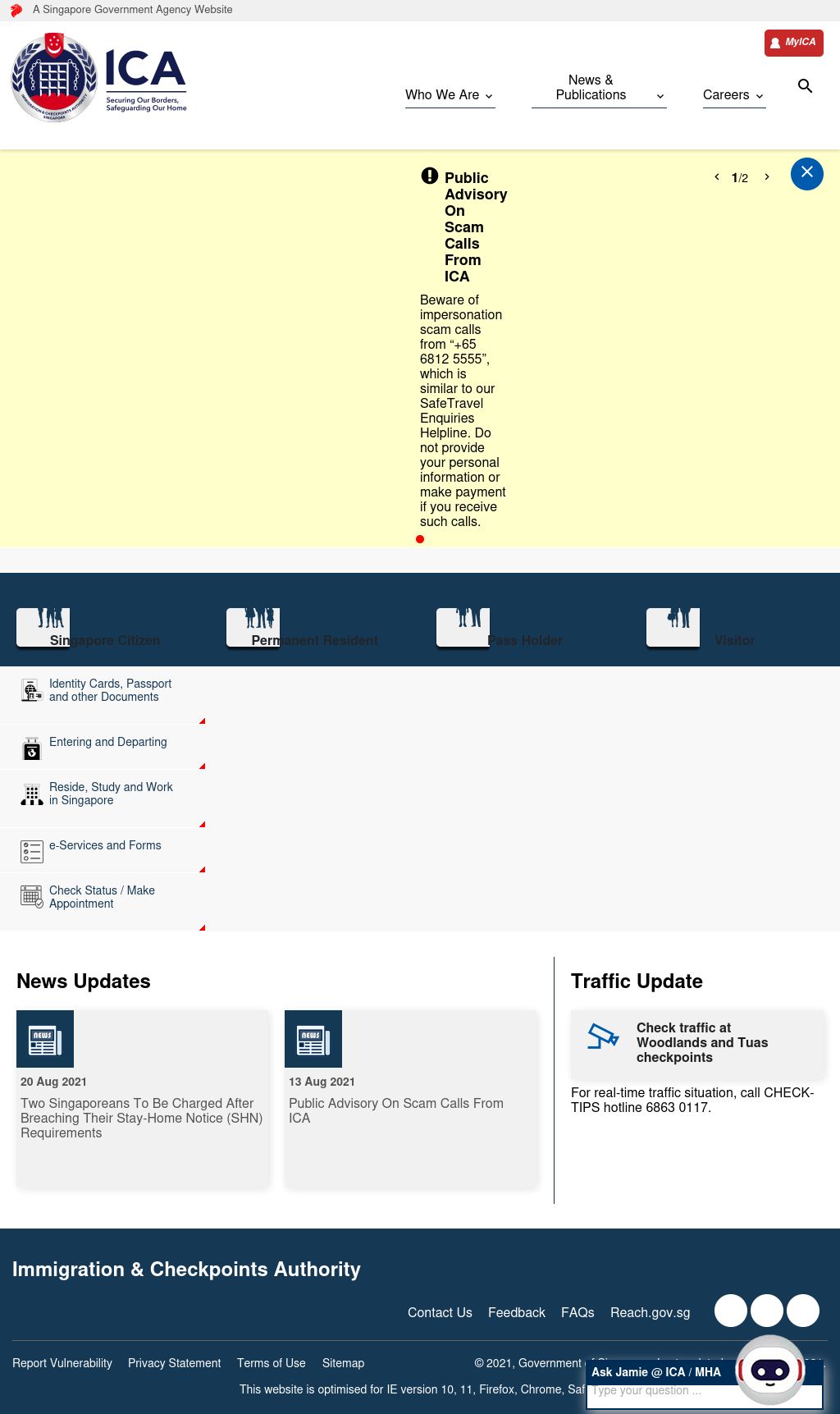 ica.gov.sg - .SG Domain Names: Singapore Business Directory