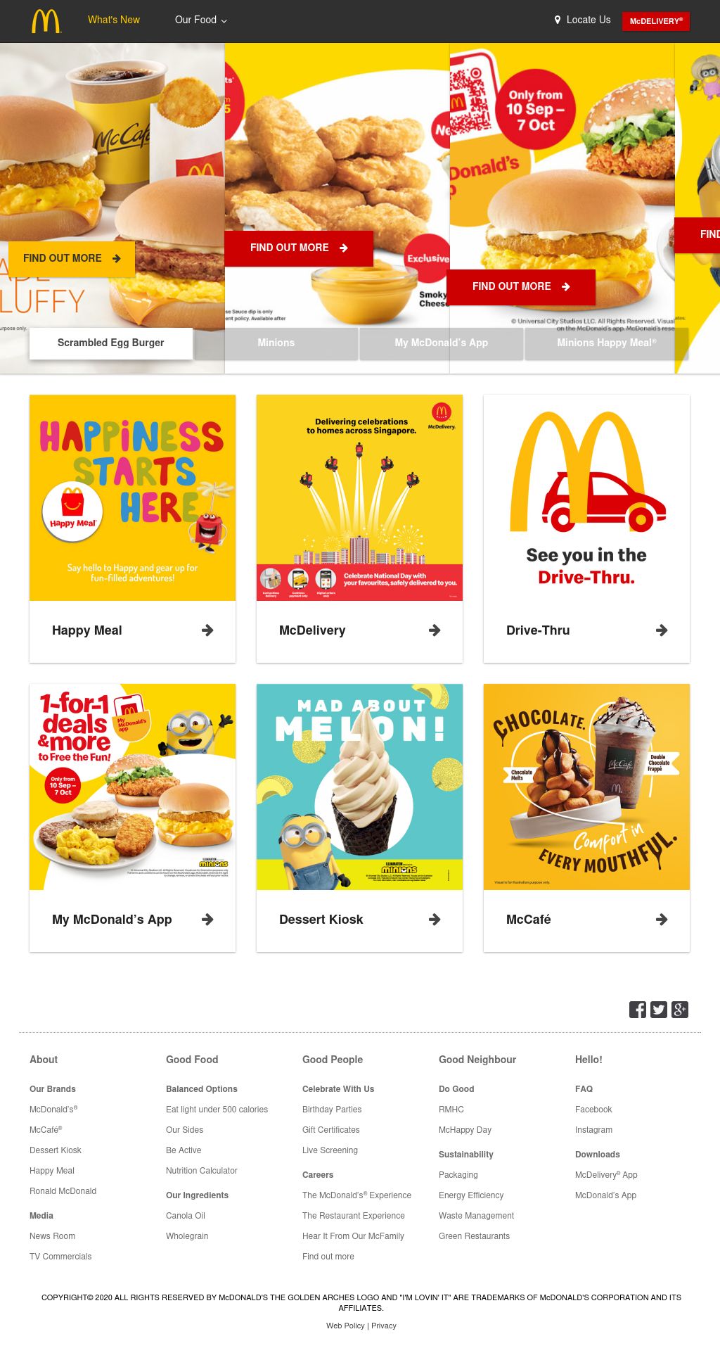 mcdonalds.com.sg - .SG Domain Names: Singapore Business Directory