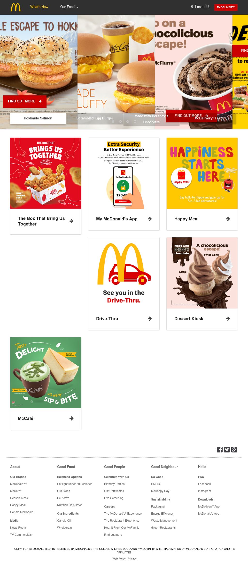 mcdonalds.com.sg - .SG Domain Names: Singapore Business Directory