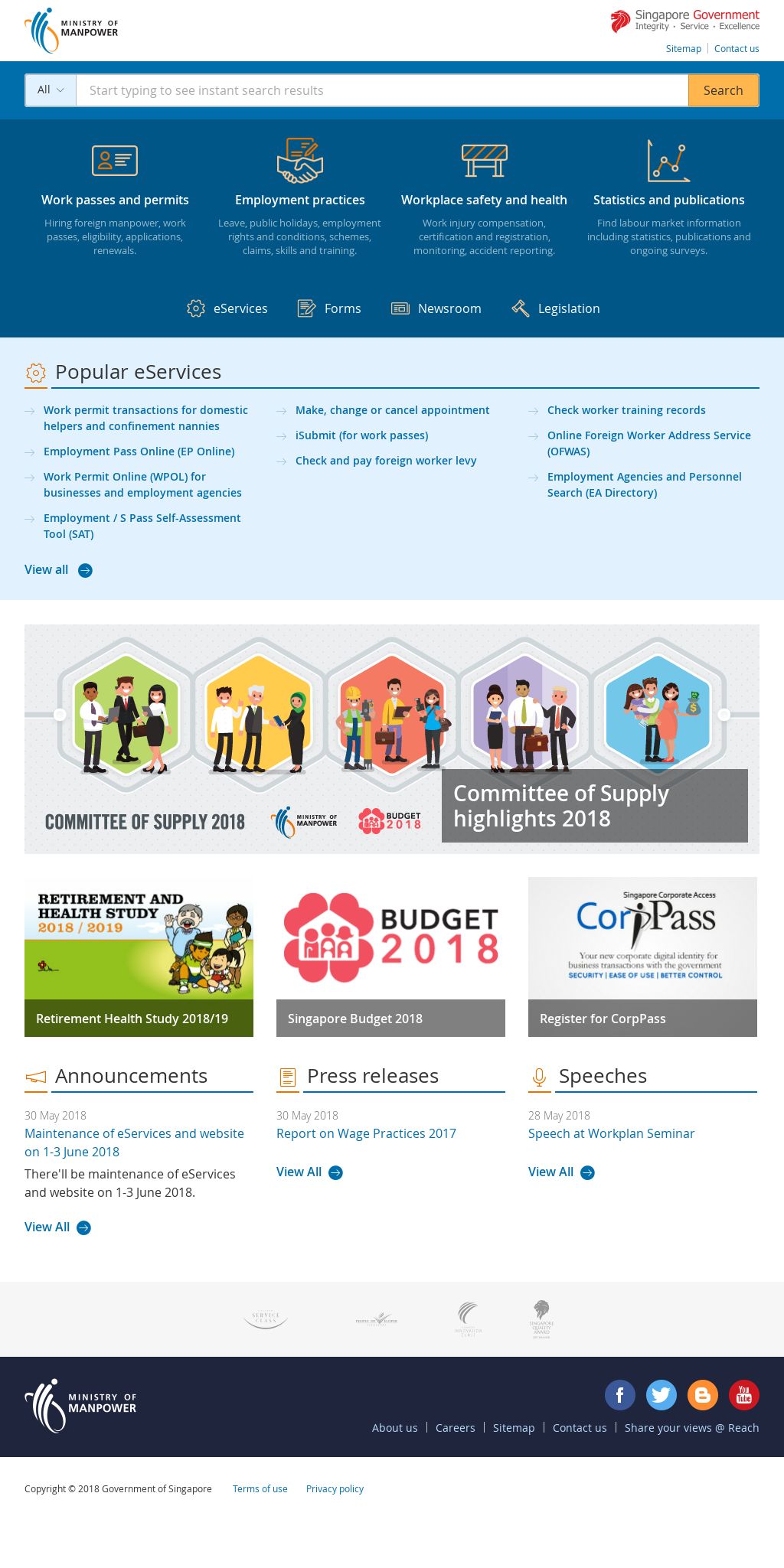 mom.gov.sg - .SG Domain Names: Singapore Business Directory