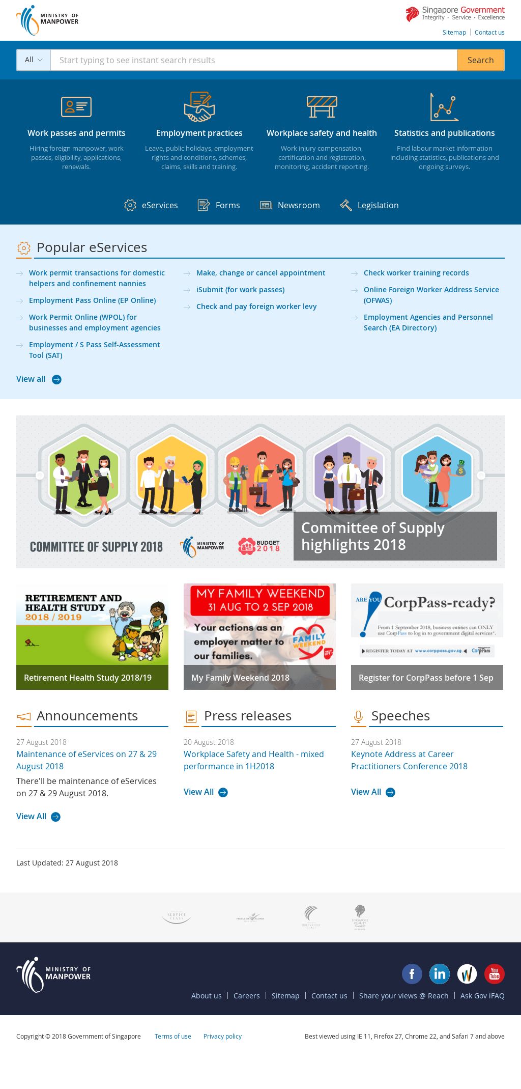 mom.gov.sg - .SG Domain Names: Singapore Business Directory