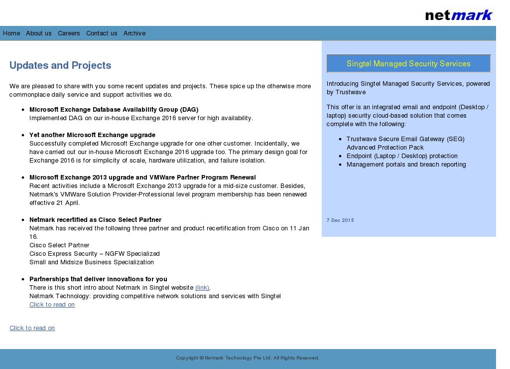 netmark.com.sg - .SG Domain Names: Singapore Business Directory