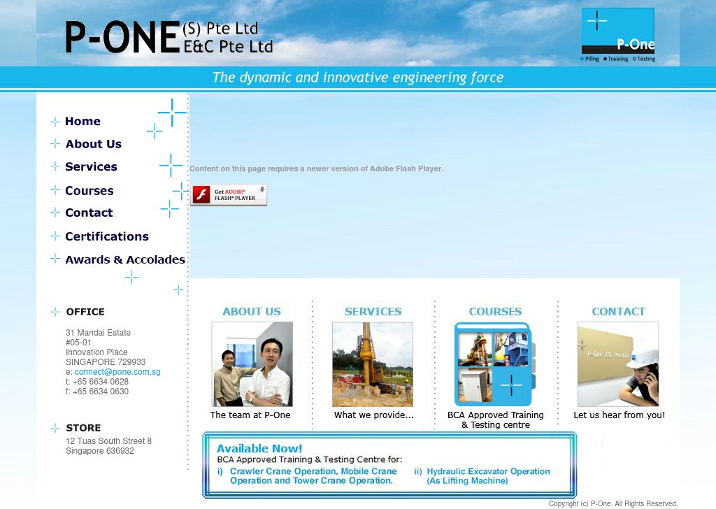 pone.com.sg - .SG Domain Names: Singapore Business Directory