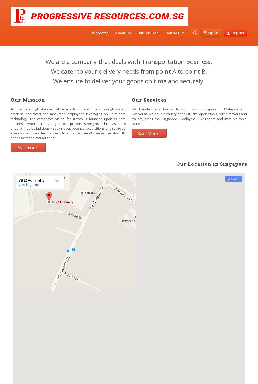 progressive-resources.com.sg - .SG Domain Names: Singapore Business Directory