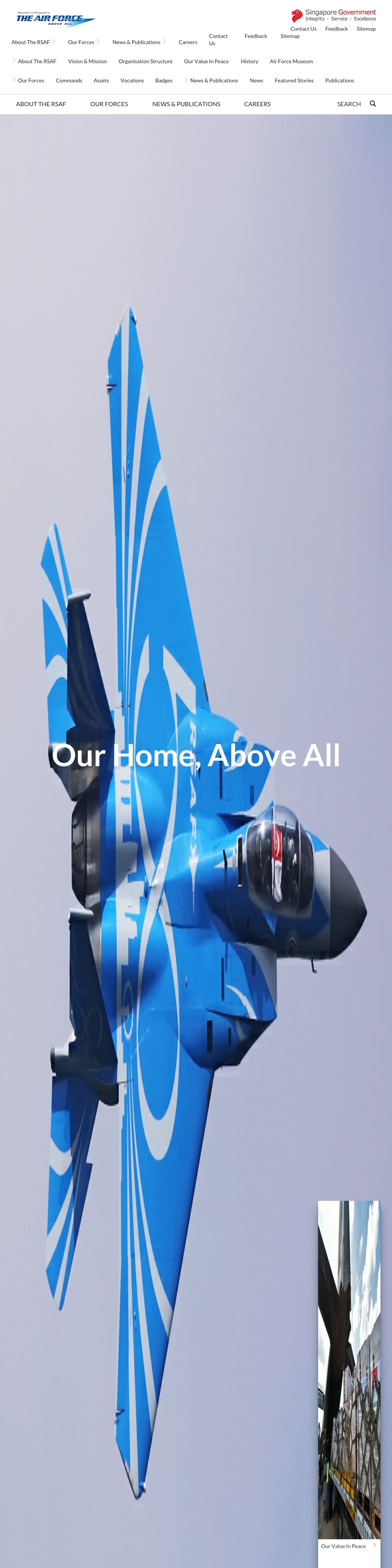 rsaf.gov.sg - .SG Domain Names: Singapore Business Directory