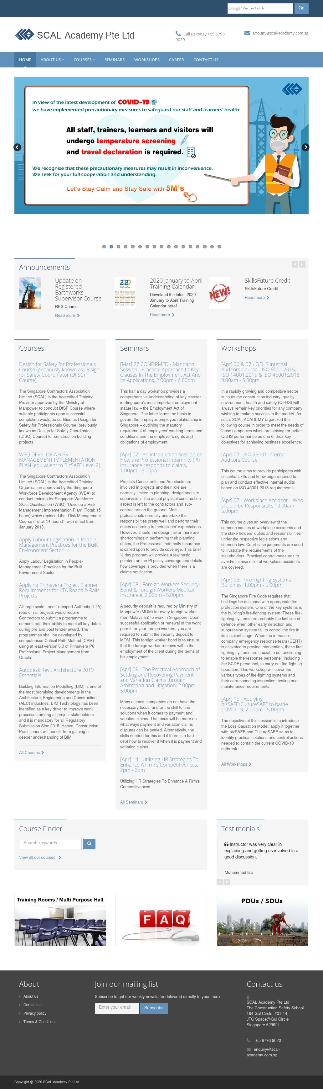 scal-academy.com.sg - .SG Domain Names: Singapore Business Directory