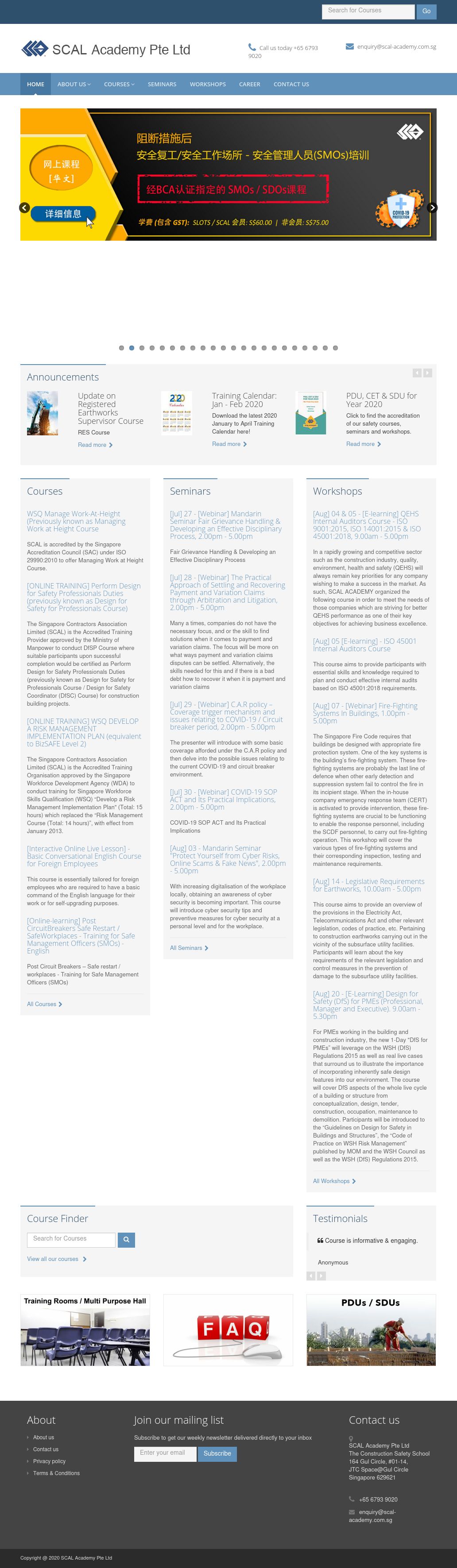 scal-academy.com.sg - .SG Domain Names: Singapore Business Directory