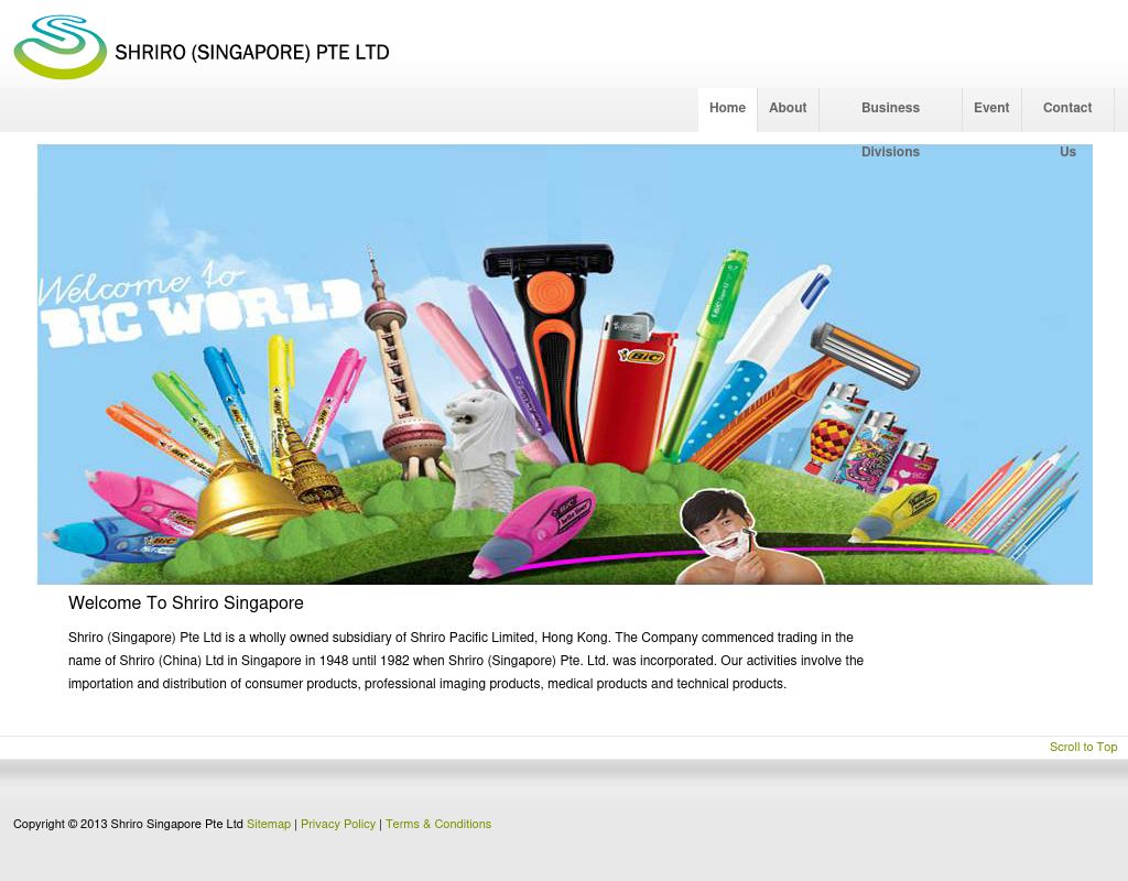 shriro.com.sg - .SG Domain Names: Singapore Business Directory