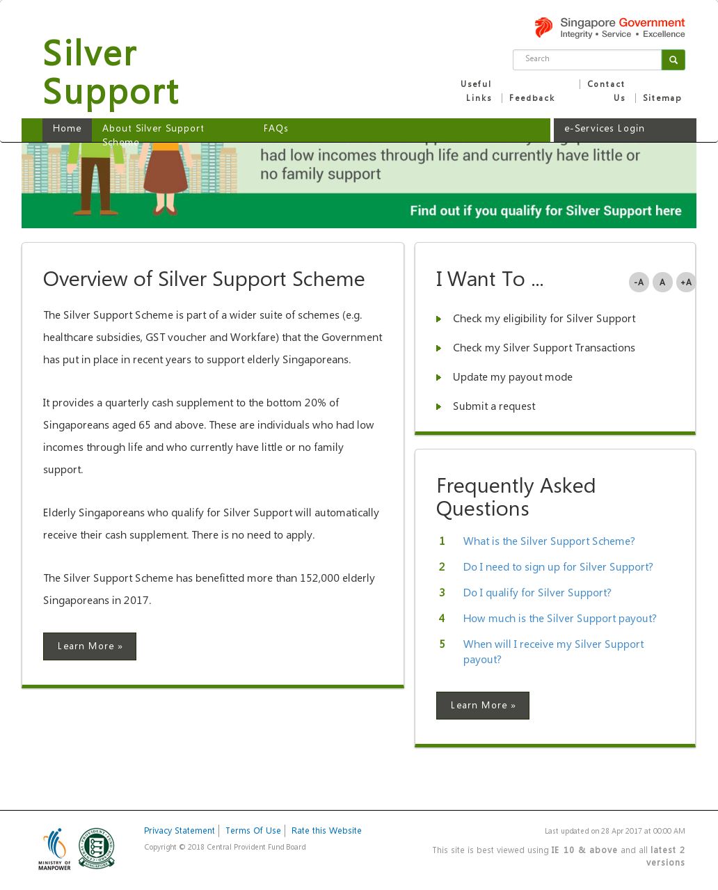 silversupport.gov.sg - .SG Domain Names: Singapore Business Directory