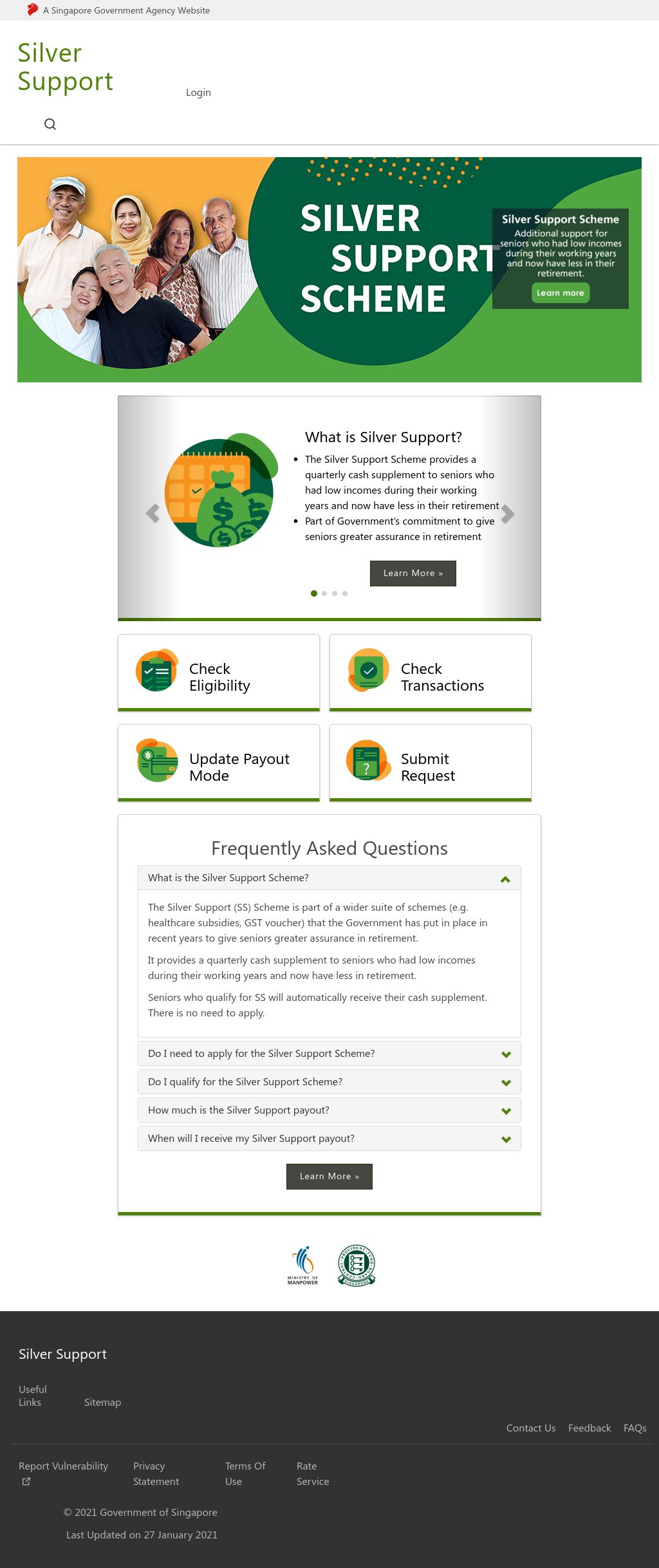 silversupport.gov.sg - .SG Domain Names: Singapore Business Directory