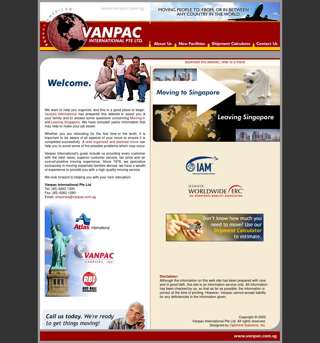 vanpac.com.sg - .SG Domain Names: Singapore Business Directory