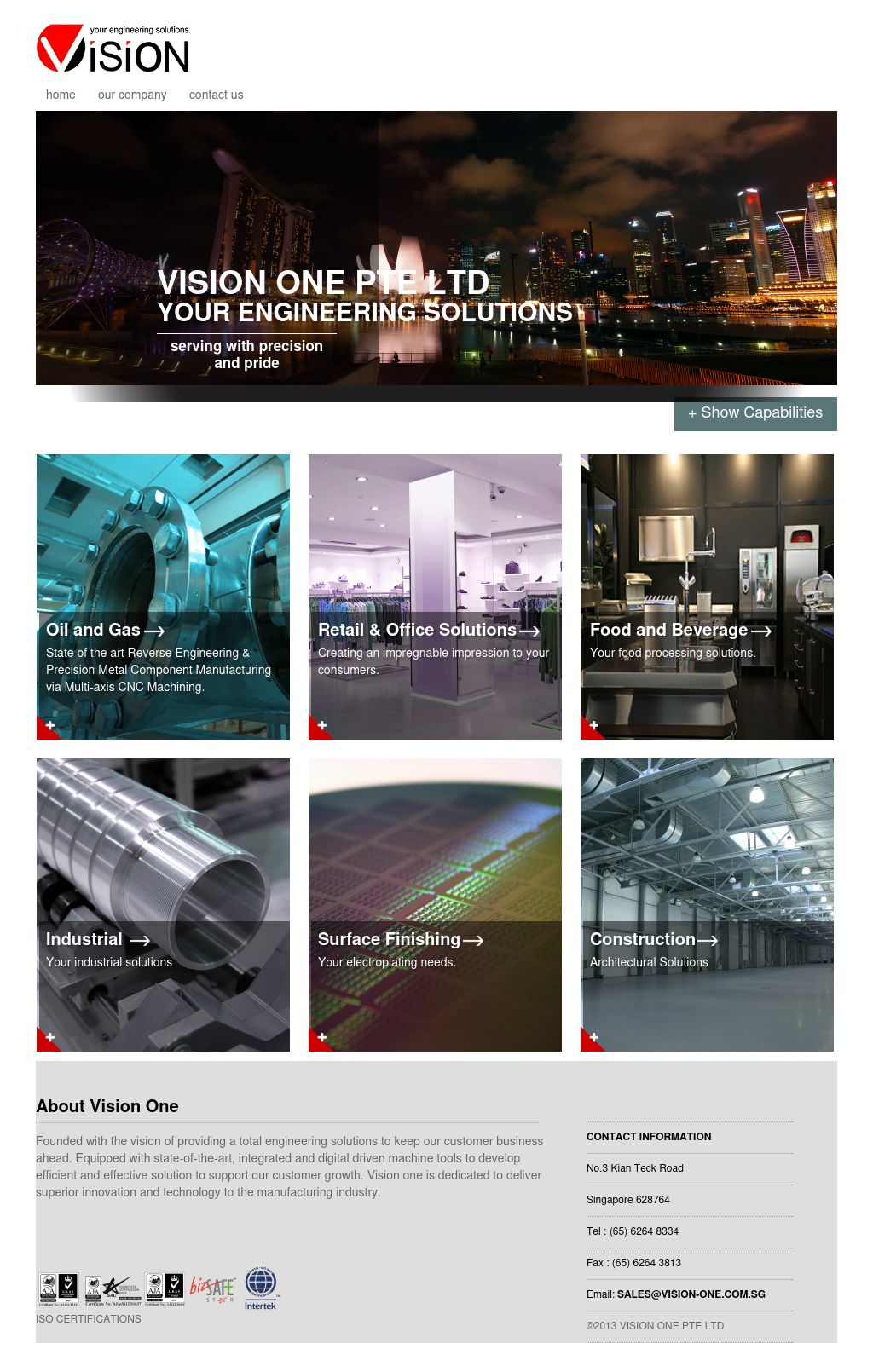 vision-one.com.sg - .SG Domain Names: Singapore Business Directory