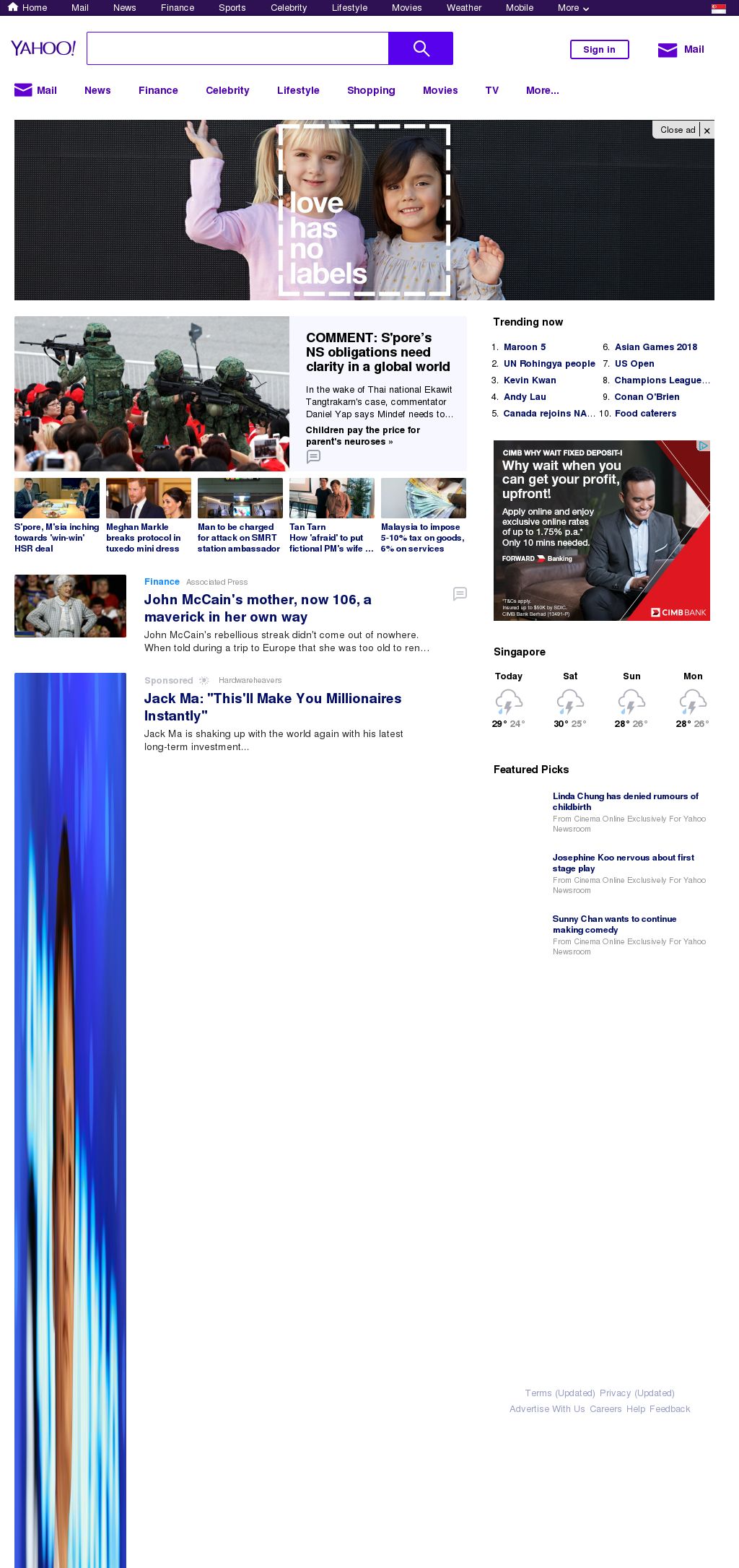 yahoo.com.sg - .SG Domain Names: Singapore Business Directory