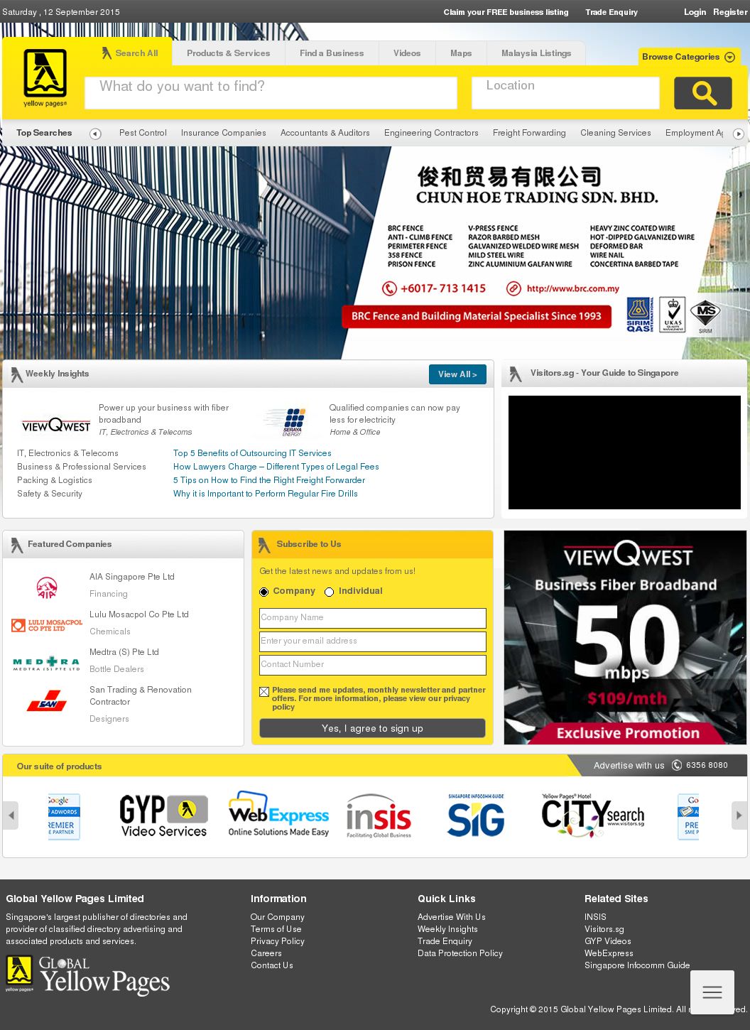 yellowpages.com.sg - .SG Domain Names: Singapore Business Directory
