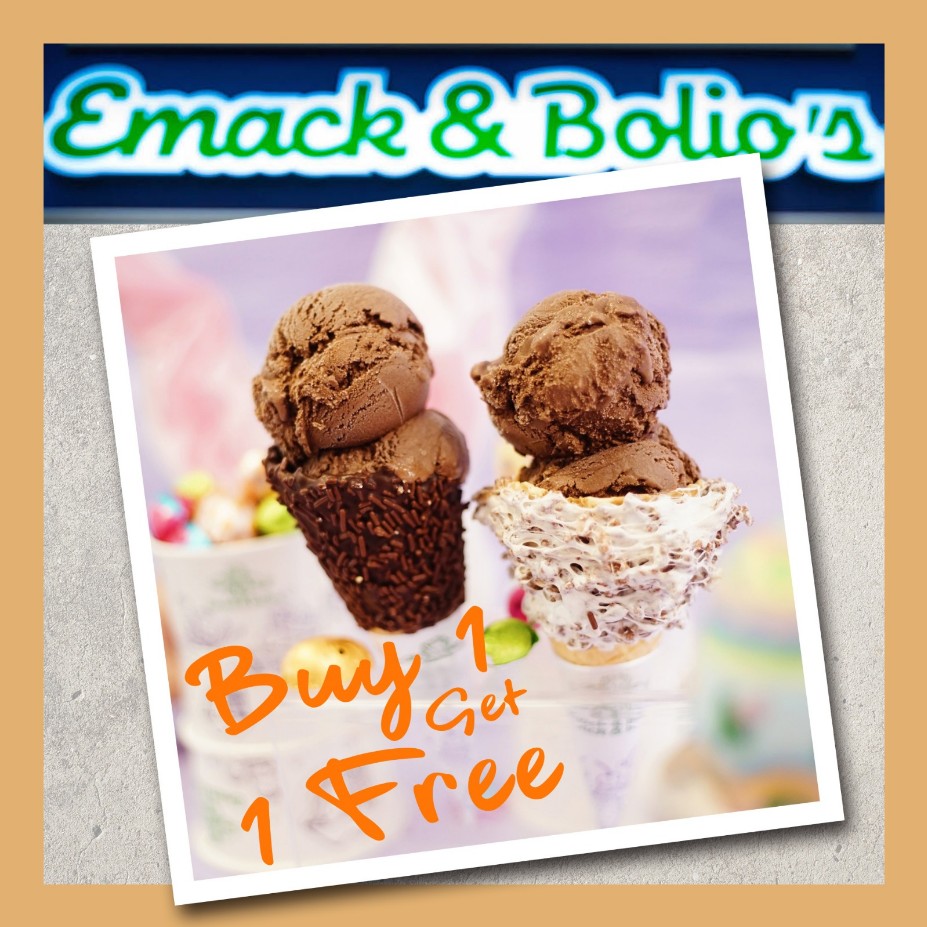 Emack & Bolio’s：朱古力雪糕買一送一 | POPsale