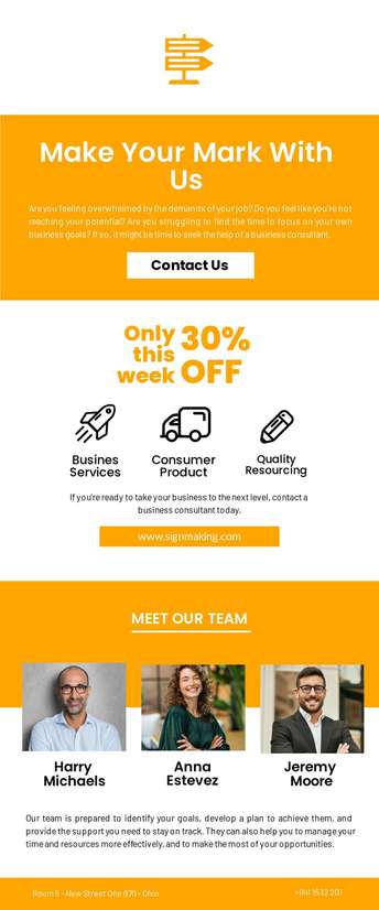 Launch Signmaking Business: Create Newsletters Editable Designs in Seconds