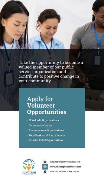 Boost Your Outreach with Volunteering Editable Designs Today!