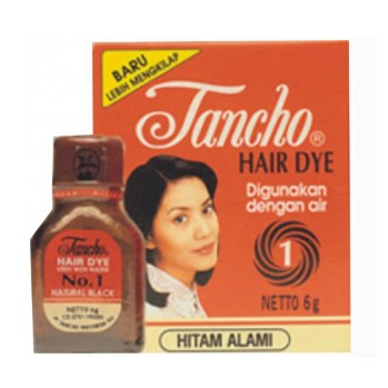 Tancho Pomade Hair Dye no. 1 - Review SOCO by Sociolla