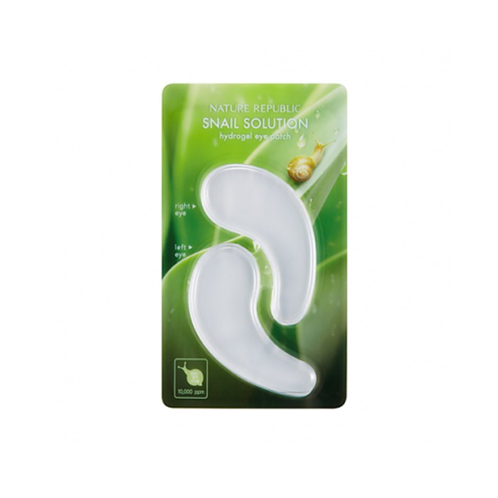 Nature Republic Snail Solution Hydrogel Eye Patch - Review SOCO by Sociolla