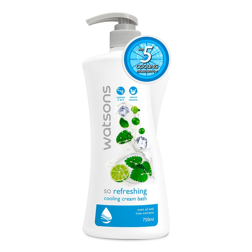 Watson So Refreshing Cooling Cream Bath - Review SOCO by Sociolla