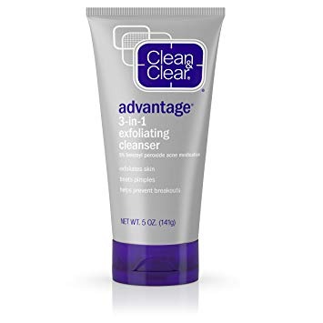 Clean & Clear® Advantage 3-in-1 Exfoliating Cleanser - Review SOCO by ...