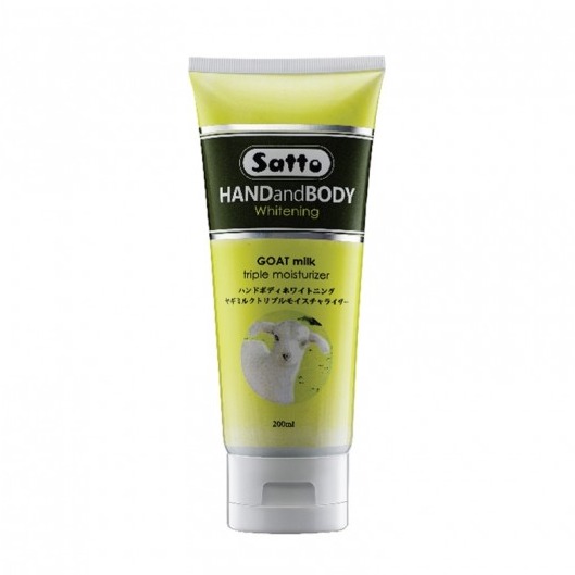 Satto Hand and Body Lotion Whitening Goat Milk Triple Moisturizer ...