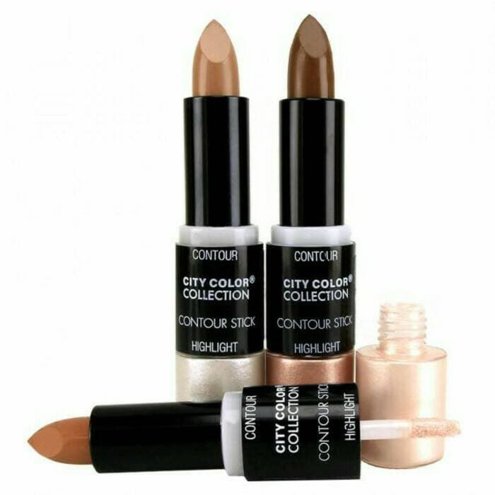 City Color Contour Stick and Cream Highlight - Review SOCO by Sociolla