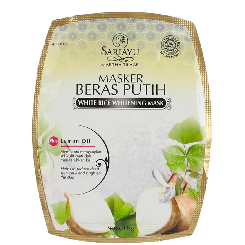 Sariayu Masker Beras Putih - Review SOCO by Sociolla