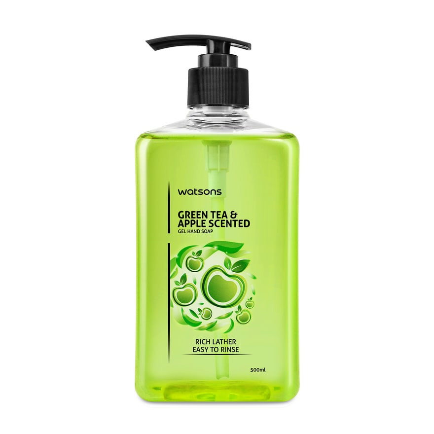 Watson Gel Hand Green Tea & Apple Scented - Review SOCO by Sociolla