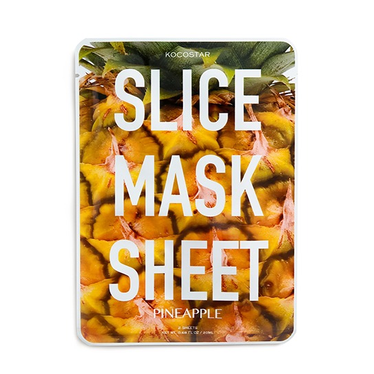 KOCOSTAR PINEAPPLE SLICE MASK SHEET - Review SOCO by Sociolla