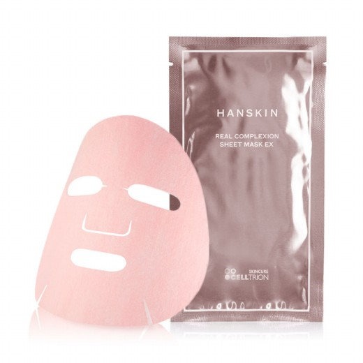 Hanskin Real Complexion Sheet Mask EX - Review SOCO by Sociolla