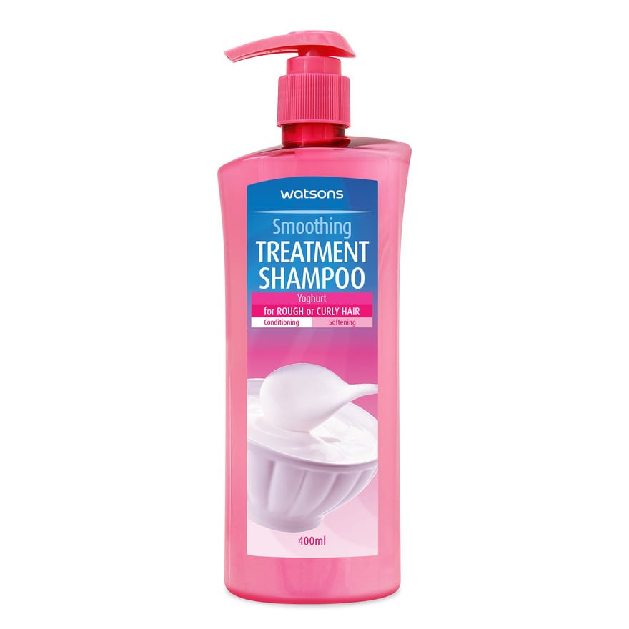 Watson Yoghurt Smoothing Treatment Shampoo - Review SOCO by Sociolla