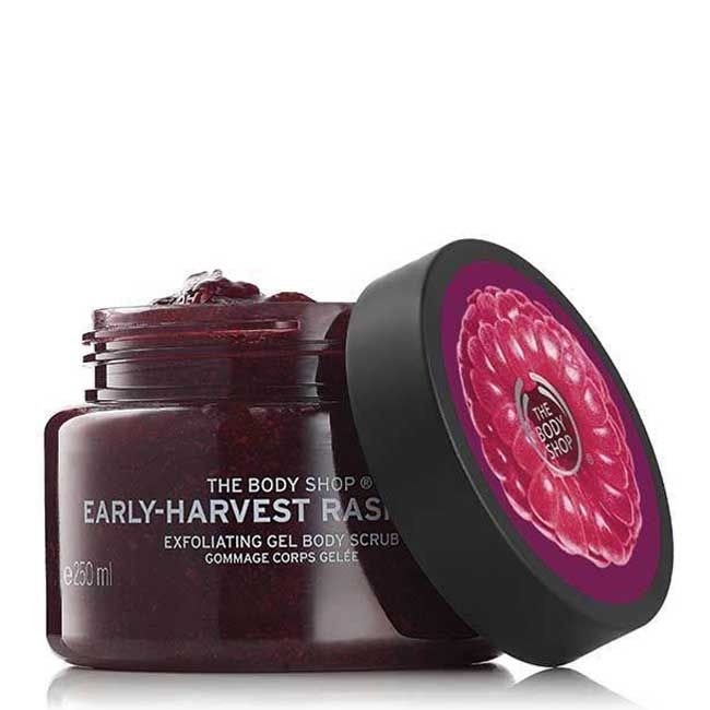 The Body Shop Raspberry Exfoliating Gel Body Scrub - Review SOCO by ...
