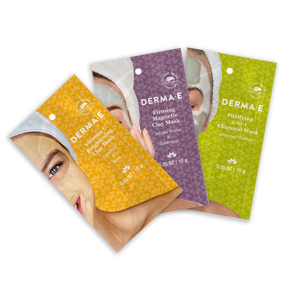 Derma E Single Use Mask Variety Pack - Review SOCO by Sociolla