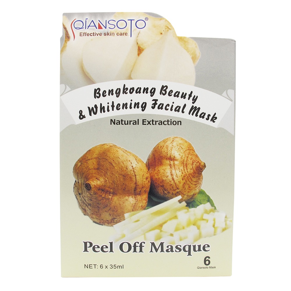 Qiansoto Bengkoang Beauty & Whitening Facial Mask - Review SOCO by Sociolla