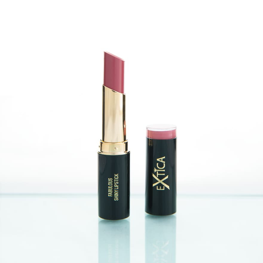 Extica Fabulous Shiny Lipstick Berry Pink - Review SOCO by Sociolla