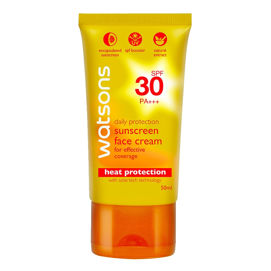Watson Daily Protection Sunscreen Face Cream Spf 30 - Review SOCO by ...