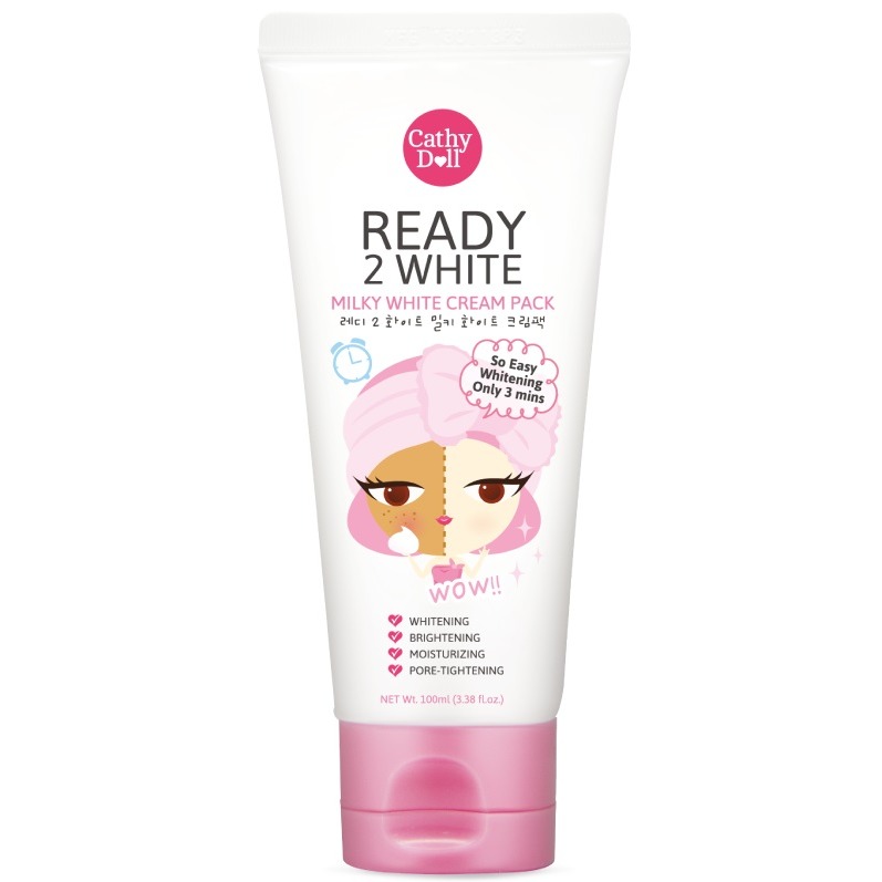 Cathy Doll Ready 2 White Milky White Cream Pack Whitening - Review SOCO ...