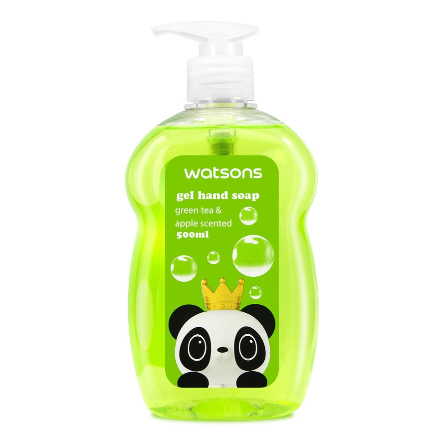 Watson Gel Hand Happy Green Tea & Apple Scented - Review SOCO by Sociolla