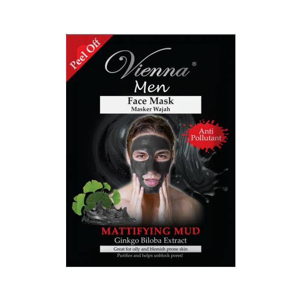 Vienna Face Spa Peel off Mask Purifying Black Mud For Man - Review SOCO ...