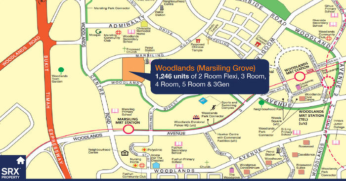 Marsiling Grove/Woodlands Spring BTO Launch in May 2017
