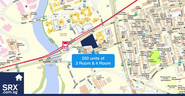 Kallang Singapore Map