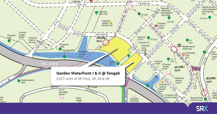 Garden Waterfront I & II @ Tengah BTO Launch in November 2022